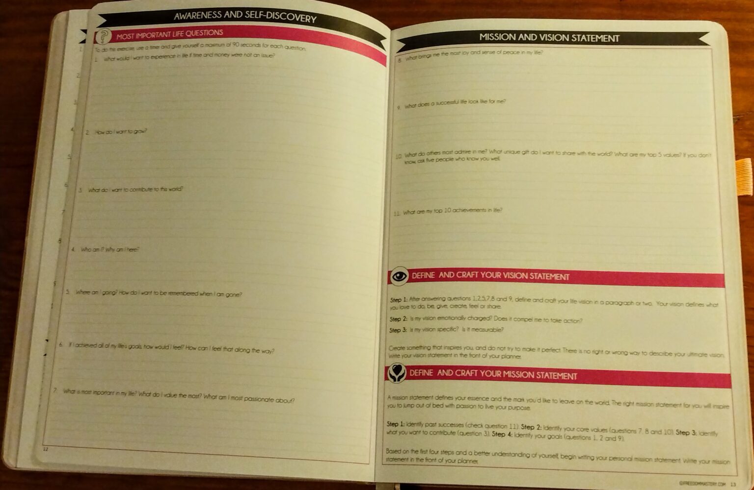 Ultimate Law Of Attraction Life Planner & Manifestation Journal Book