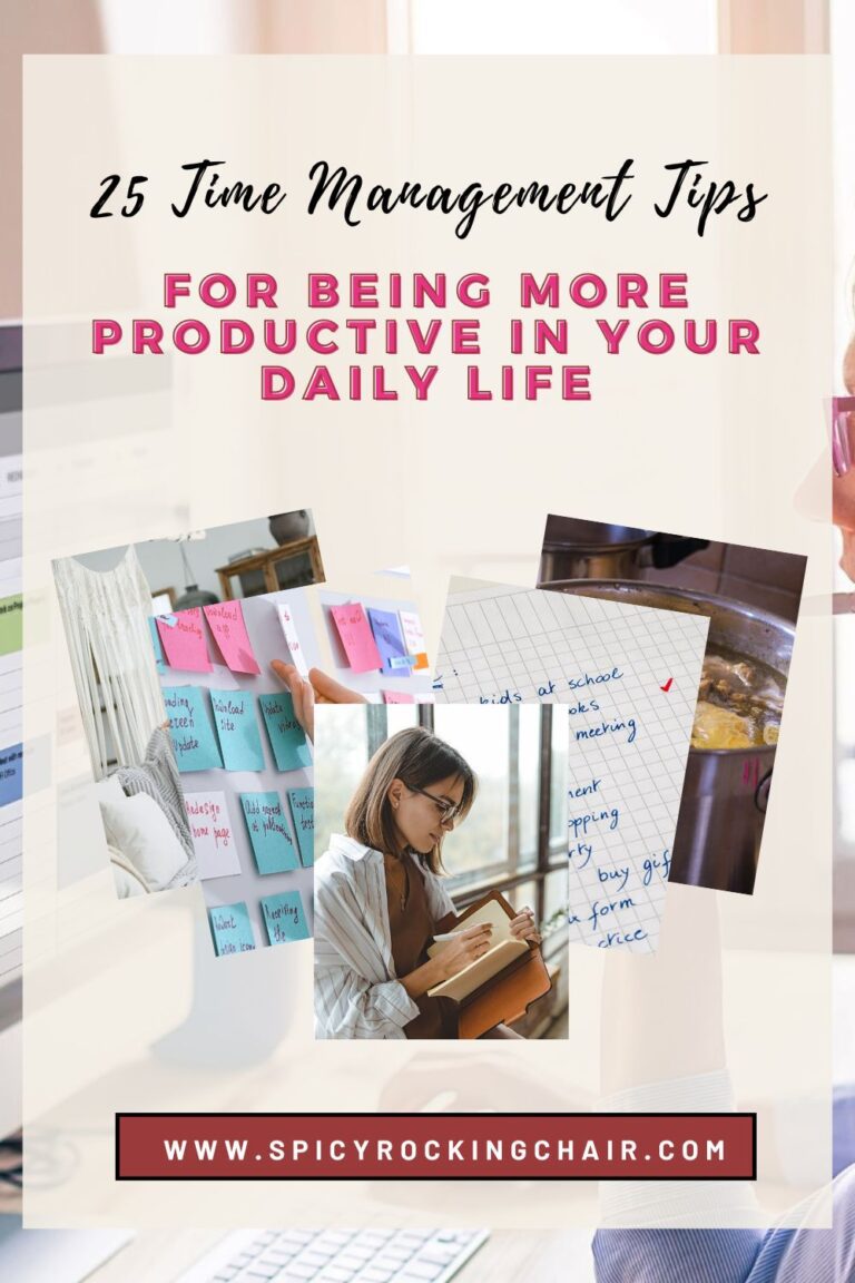 25 Time Management Tips For Being More Productive In Your Daily Life